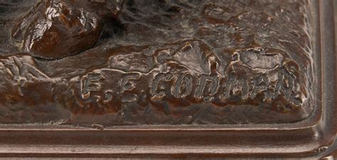 Lot 902 Edwin Codman Bronze Bear And Bull Case Auctions