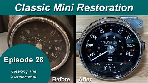 Classic Mini Restoration Episode 28 Cleaning The Speedometer Smiths