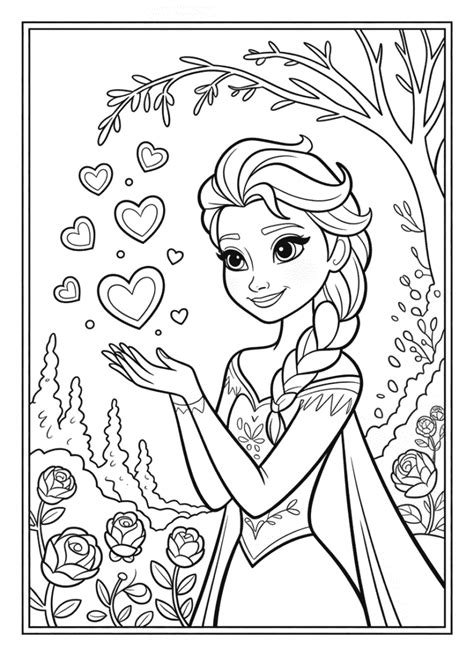 54 Elsa Coloring Pages Free Printable Pdf Collection