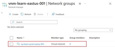 Azure Virtual Network Manager Azure Powershell을 사용하여 메시 네트워크 토폴로지 만들기