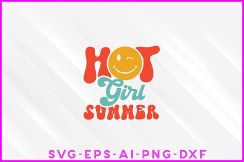 Hot Girl Summer Groovy Design Graphic By Designersultana · Creative