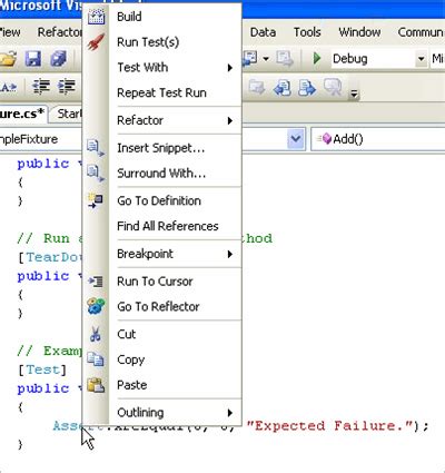 Unit Testing With TestDriven NET CodeProject