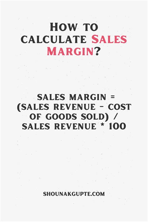 free sales margin calculator online