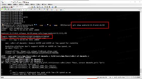 2021 09 22 Android Repo Manifest 文件 Revision后面跟的是标签tagmanifest