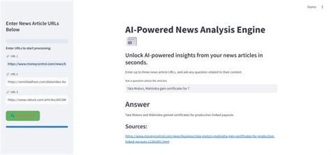 Rahul Ladhani On Linkedin 🚀 Project Spotlight Ai Powered News