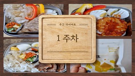 다이어트 일기 고도비만 탈출 1주차 Youtube