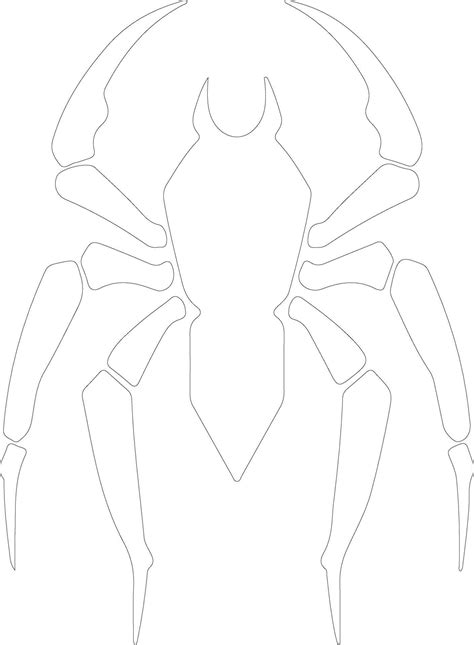 Assassin Bug Outline Silhouette 38489277 Vector Art At Vecteezy