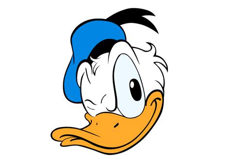 Donald Duck Face Free Vector Superawesomevectors