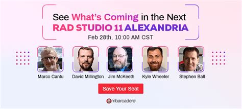 온라인 세미나 202331 Whats Coming Next Rad스튜디오 11 알렉산드리아 데브기어
