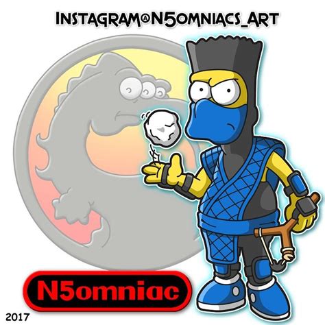 Bart Simpson Cowabunga Homer Simpson Hokage Zombie Homer Simpson