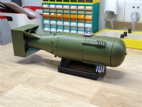 Atomic Bomb Little Boy Demonstration Model Free 3d Print Model