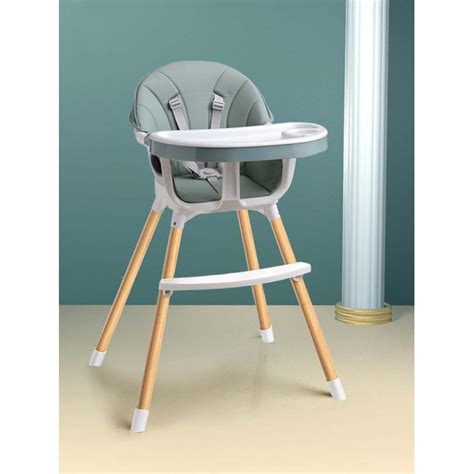 Функционален бебешки стол за хранене детски висок стол за маса с регулируема височина и
