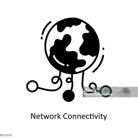 Network Connectivity Doodle Icon Design Illustration Networking Symbol On White Background Eps