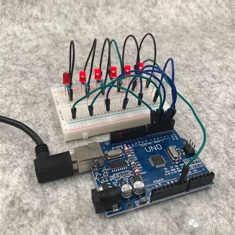 Arduino Basics Tutorial 06 Flowing Led Lights Boardor