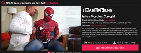 Manup Films Miles Morales Spiderman Lpsg
