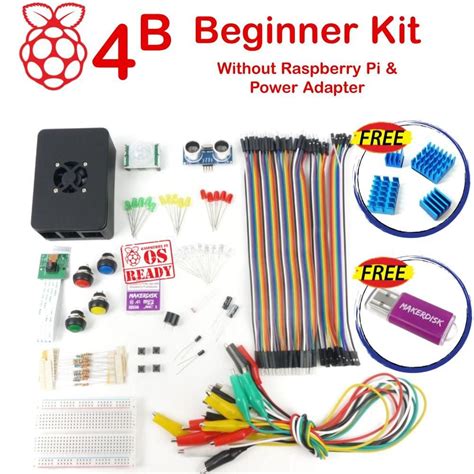Raspberry Pi 4 Model B Beginner Kit