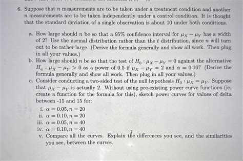 [solved] suppose that n measurements are to be taken under