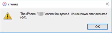 Verified Solutions To Fix ITunes Sync Error 54 Works In 2022