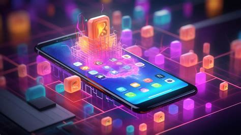 3d Mobile Application Premium Ai Generated Image