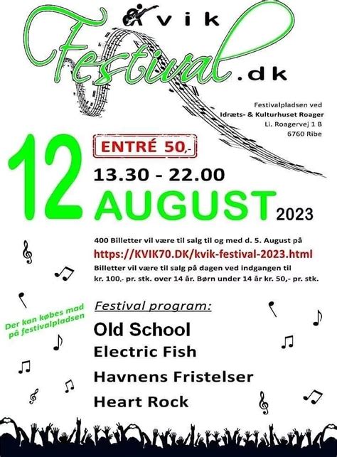 Du Kan Stadig Nå At Få Billet Til Halvpris 50 Kr Til Kvik Festival