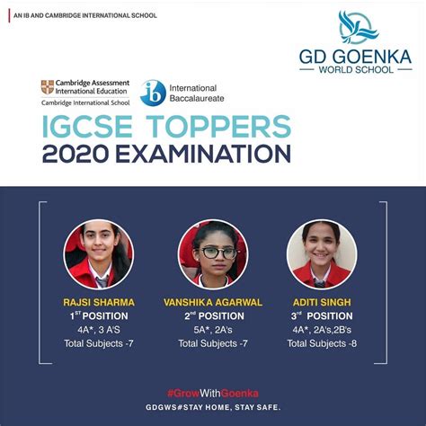 Igcse Toppers Gd Goenka World School