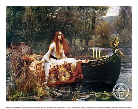 The Lady Of Shalott John W Waterhouse Giclee Print