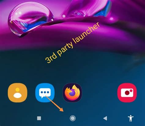 why i can t use gesture navigation in 3rd party launcher when i choose