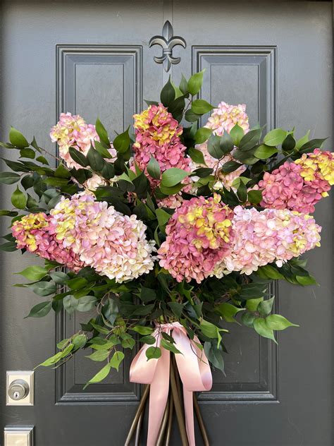 Cone Hydrangea Bouquet Wreath Unique T For Her Twoinspireyou