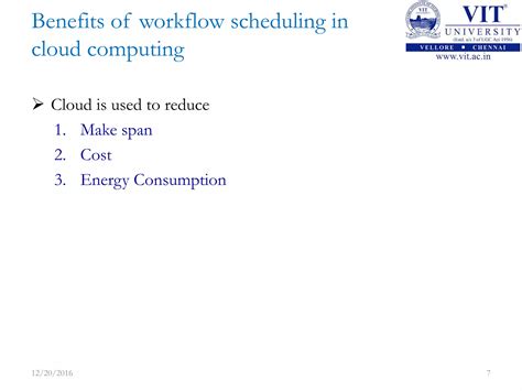 An Optimized Scientific Workflow Scheduling In Cloud Computing Pptx Cloud Computing Internet