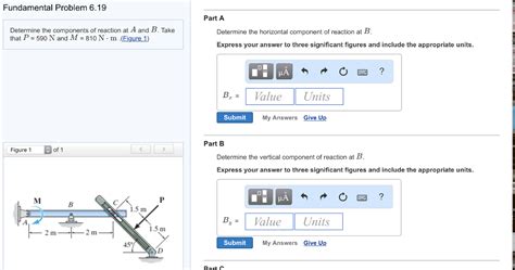 Solved Fundamental Problem 6 19 Part A Determine The