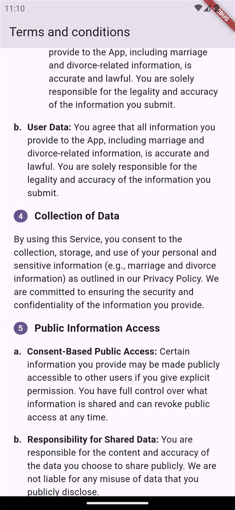 Fluttertermsviewer Flutter Package