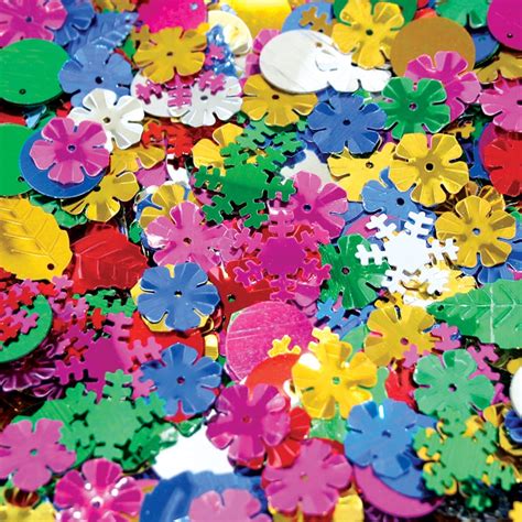 Sequins Assorted 500g Pack Sequins And Rhinestones Cleverpatch Art And Craft Supplies
