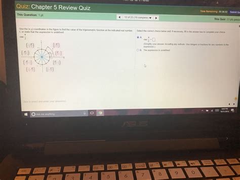 Solved Use The X Y Coordinates In The Figure To Find The