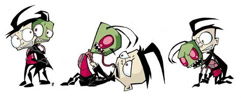 zim and dib bonding invader zim zim dib rivals