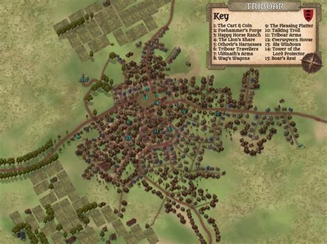 My Take On Triboar Based On Ton Generated By Watabou Rinkarnate