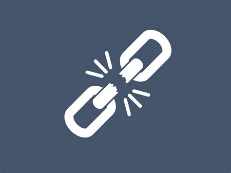 Broken Chain Icon For Powerpoint Presentations Smiletemplates Download At