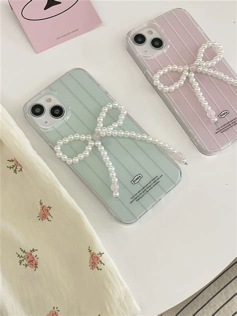💓앤틱💓러블리 진주리본 파스텔 범퍼케이스 아이폰케이스 유니크 특이한 15프로맥스 14프로맥스 13프로맥스 12프로맥스 귀여운 키치 감성 레트로 에이블리