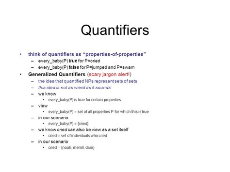 ling 364 introduction to formal semantics lecture 19 march 20th ppt