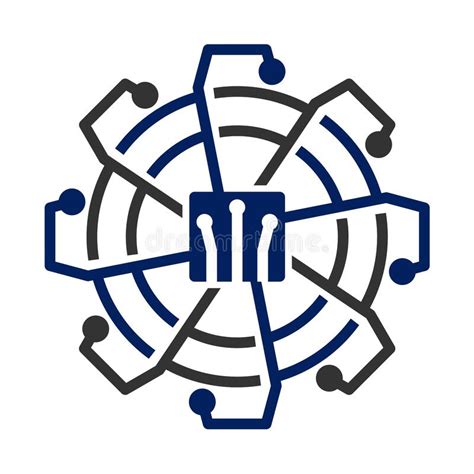 Technology Logo Abstract Template Icon Illustration Brand Identity