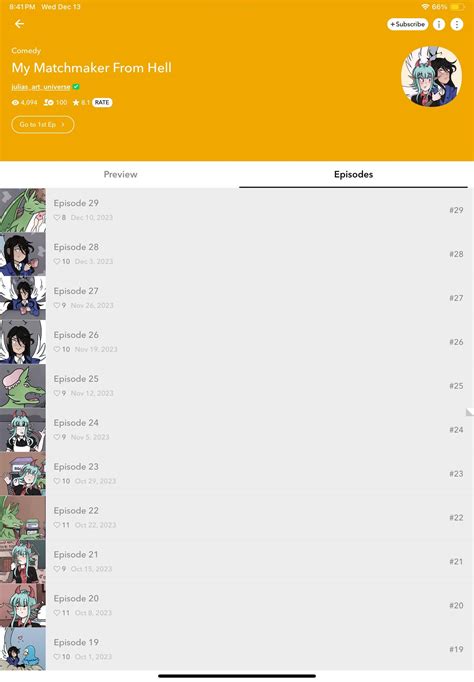 My Comic Hit 100 Subs Rwebtooncanvas