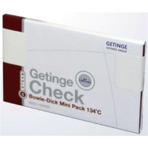 Getinge Check Bowie Dick Mini Pack 134c Testipakkaus 30kpl Pamark