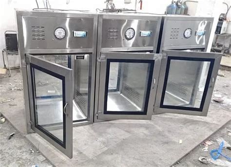 Stainless Steel Rectangular Dynamic Pass Box For Laboratories At Rs 65000 In New Delhi