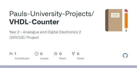 Github Pauls University Projectsvhdl Counter Year 2 Analogue And