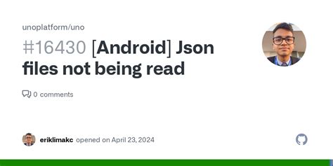 [android] json files not being read · issue 16430 · unoplatform uno