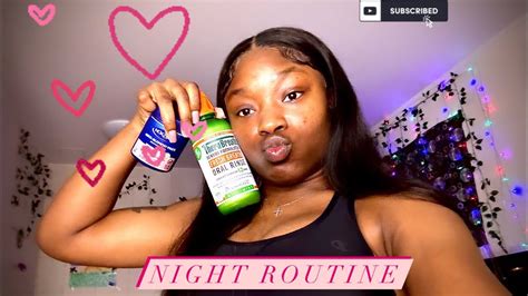 welcome my first video night routine show loves babes🥰 youtube