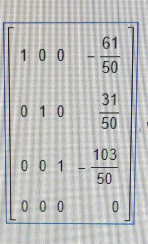Solved Linear Algebra Determine If The Columns Of The