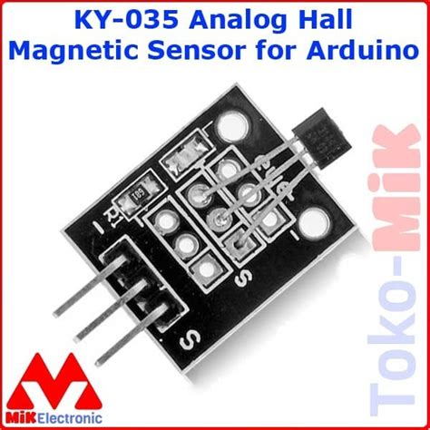 Jual Ky035 Ky 035 Analog Hall Magnetic Sensor Module For Avr Pic