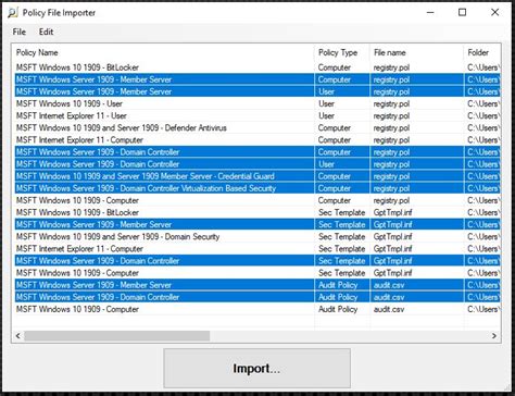 Policy Analyzer Analyzing And Comparing Group Policy Objects