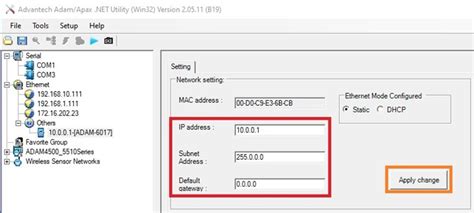 Setting Up An Adam 6017 8 Ch Isolated Analog Input Modbus Tcp Module