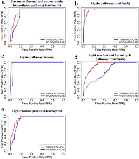 The Receiver Operating Characteristics Rocs Of Tgmi And Spls